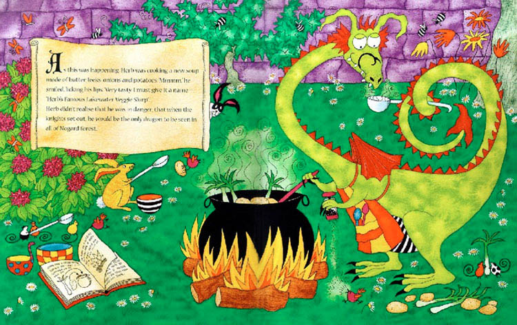 AtoZ: V is for Vegetarian Dragon by Debbie Harter | Writing Dragons