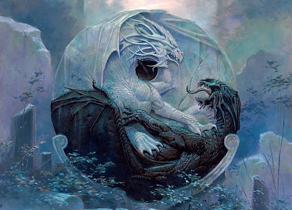 The Summer Dragon, a novel by Todd Lockwood, with cover art The ...