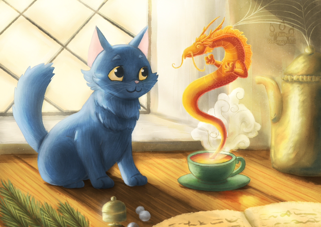 Teacup Dragon by Tamara Rouwendal | Writing Dragons