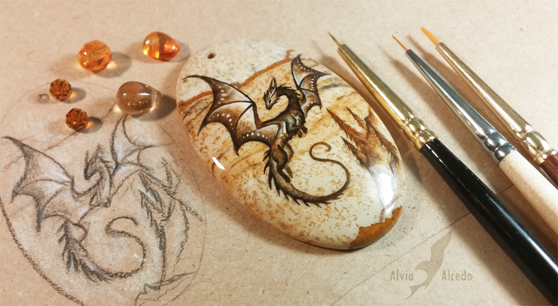 Lunar Ocean Dragon by Alvia Alcedo | Writing Dragons