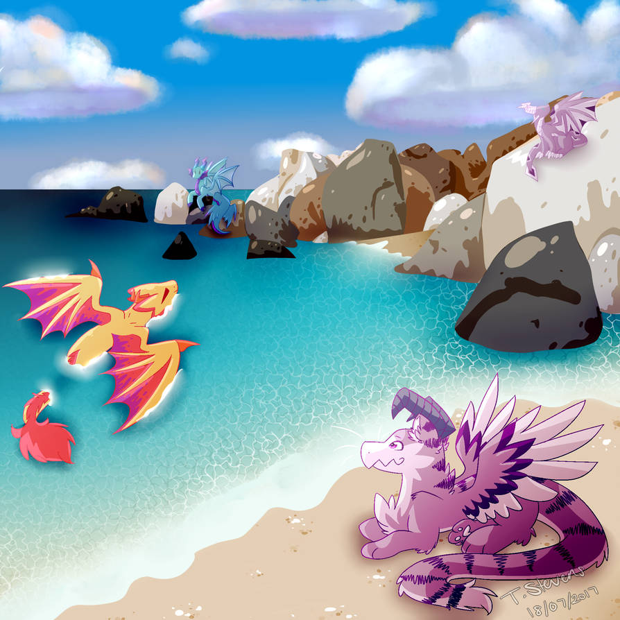 Beach Dragons by Various Artists | Writing Dragons